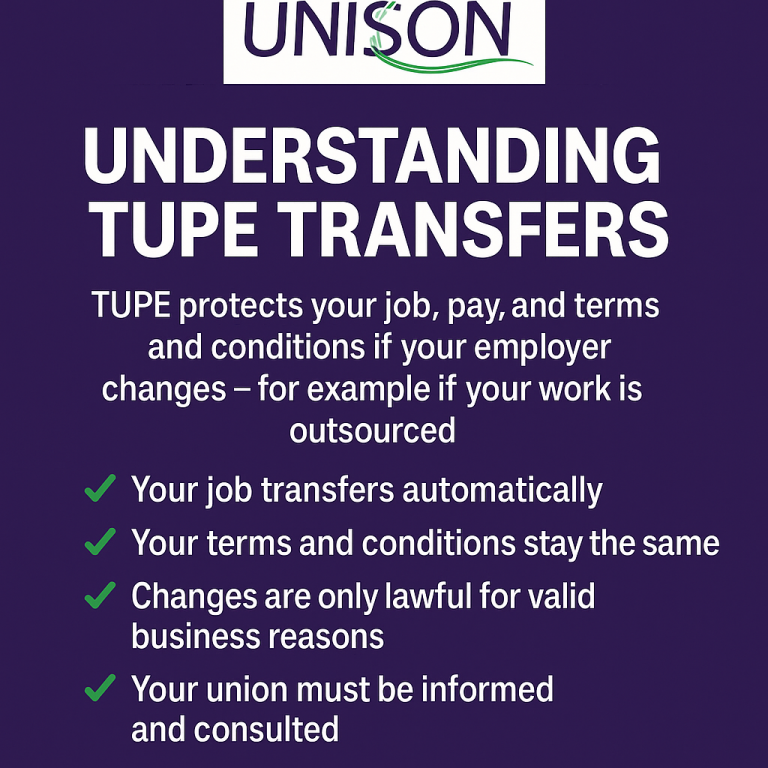 Barnet UNISON Member Briefing: Understanding TUPE Transfers. – Barnet ...